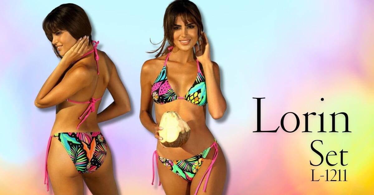 Discover the Lorin Colorful Floral Bikini – E-string.gr