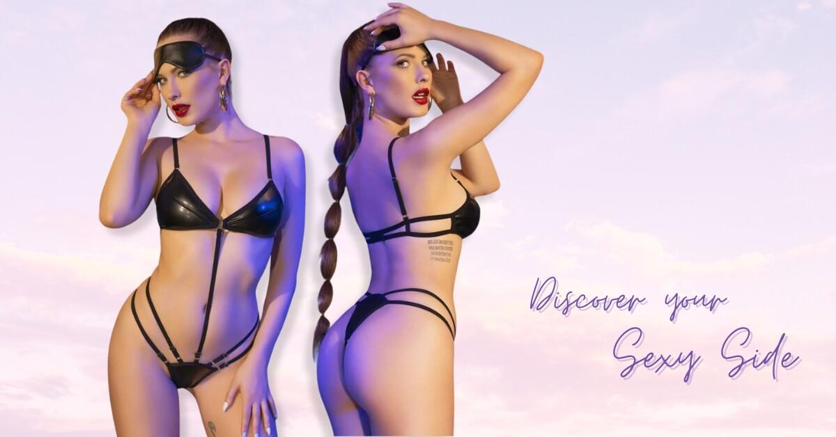 Leather bodysuit from Chilirose – E-string.gr